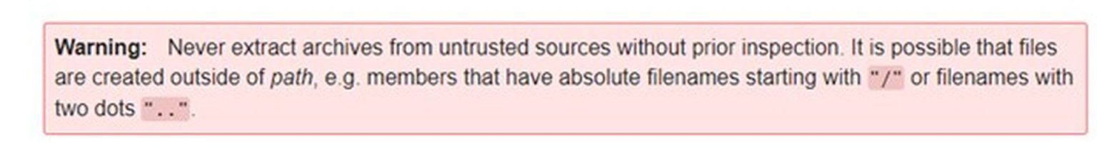 Python Vulnerability In The Tarfile Module Cve 2007 4559 Affects More