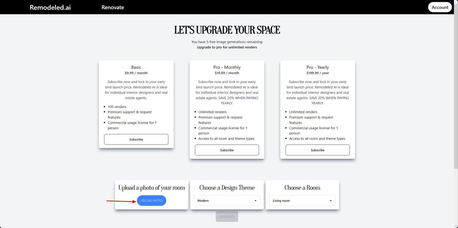 Remodeled.ai: Interior Design Tools Tailored For You - Dataconomy