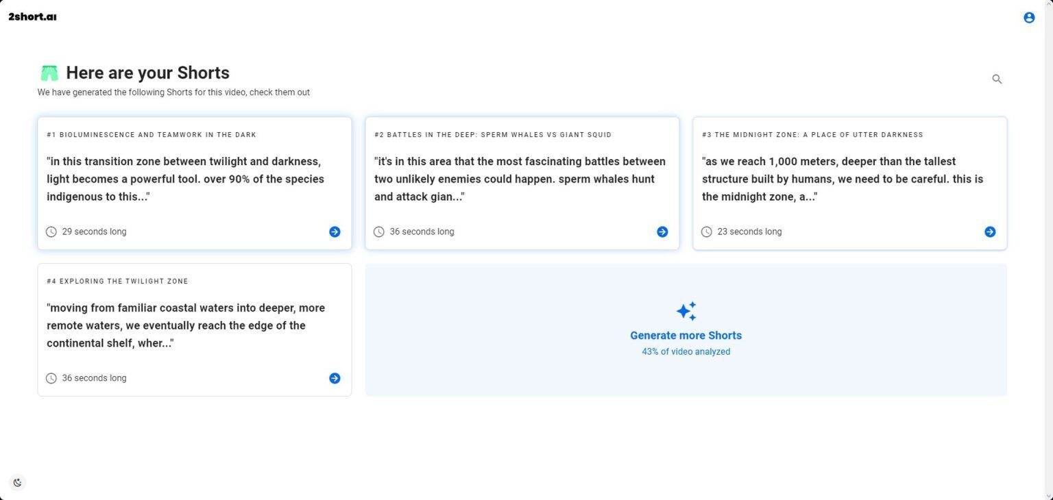 2short.ai: Producing Short Videos Has Never Been Easier - Dataconomy