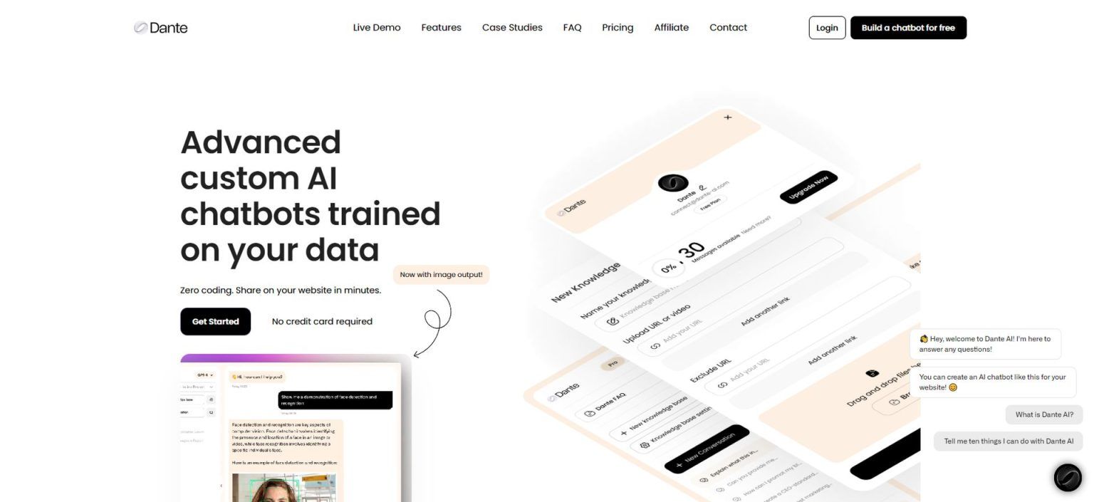 Dante AI: How To Build A Chatbot With No Coding - Dataconomy