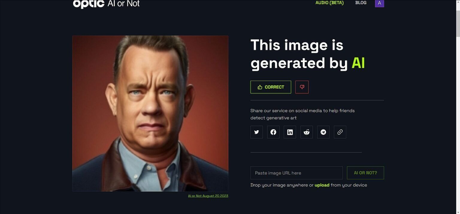 Optic AI Or Not Reveals The Truth: See Beyond The Pixels - Dataconomy