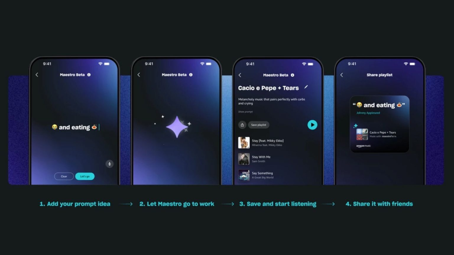 Amazon Music Maestro: Enter Prompt, Get Playlist From AI - Dataconomy