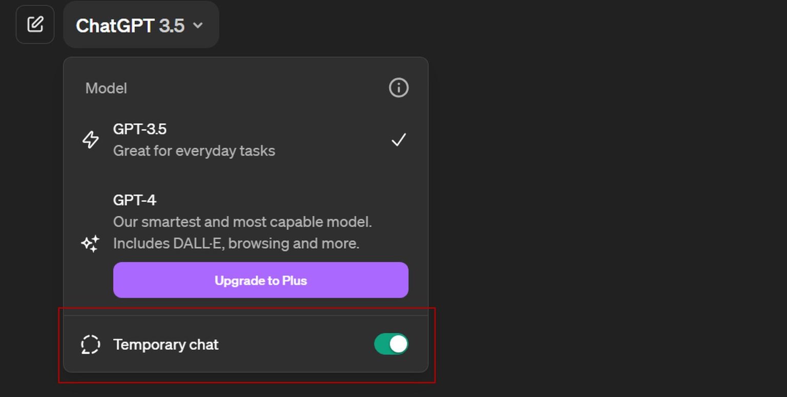 What Is ChatGPT Temporary Chat And How To Use It? - Dataconomy