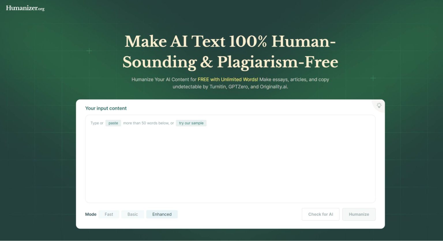 Humanizer.org Review: A Free AI Humanizer For Natural, Human-like ...