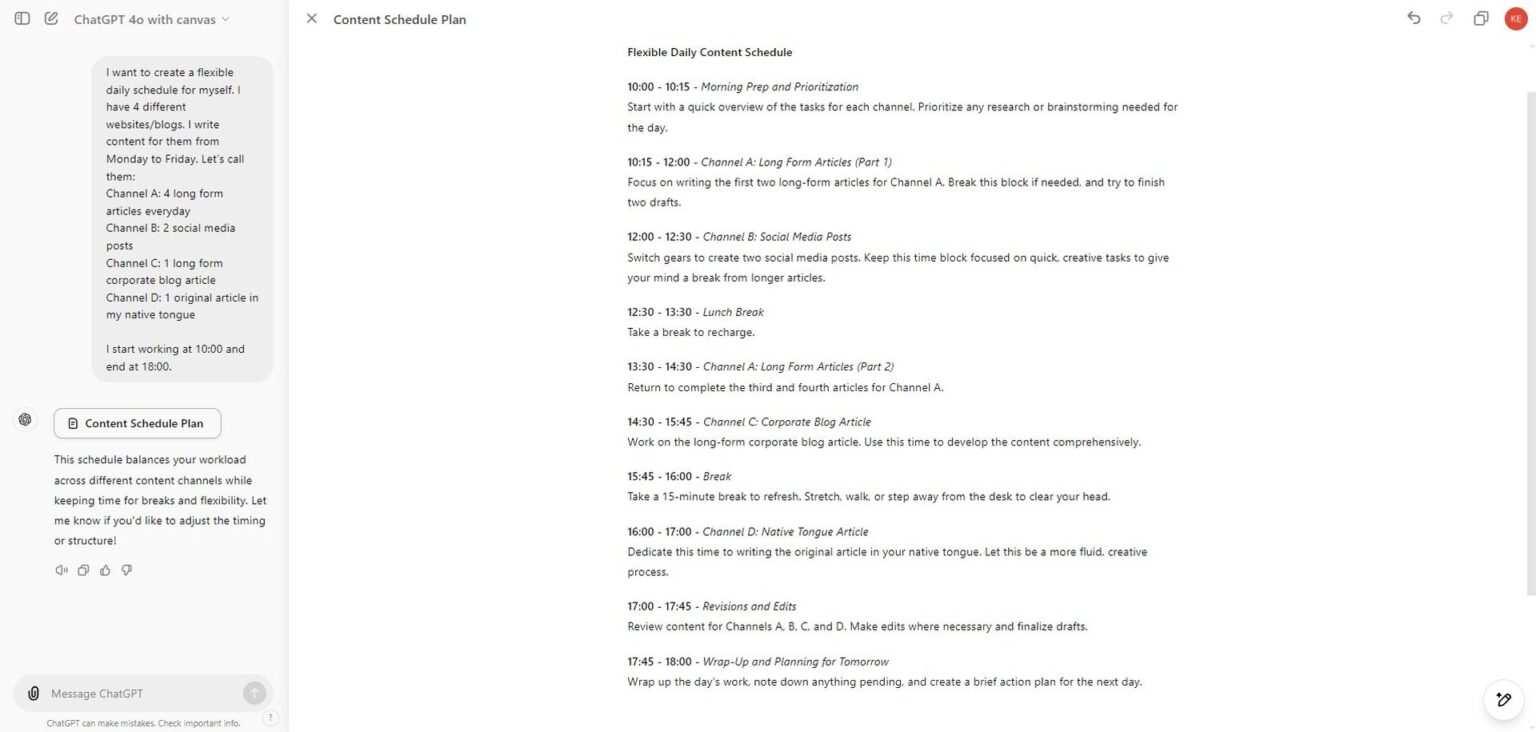 ChatGPT 4o con lienzo: Guía completa y experiencia de primera mano - Dataconomy ES