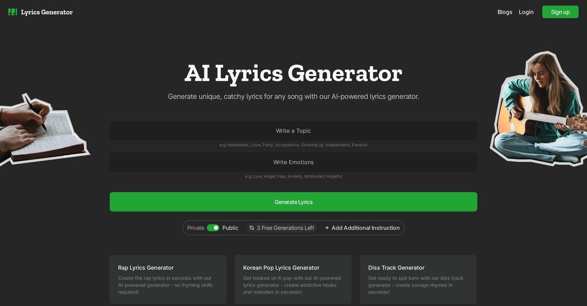 Lyrics Generator - Dataconomy