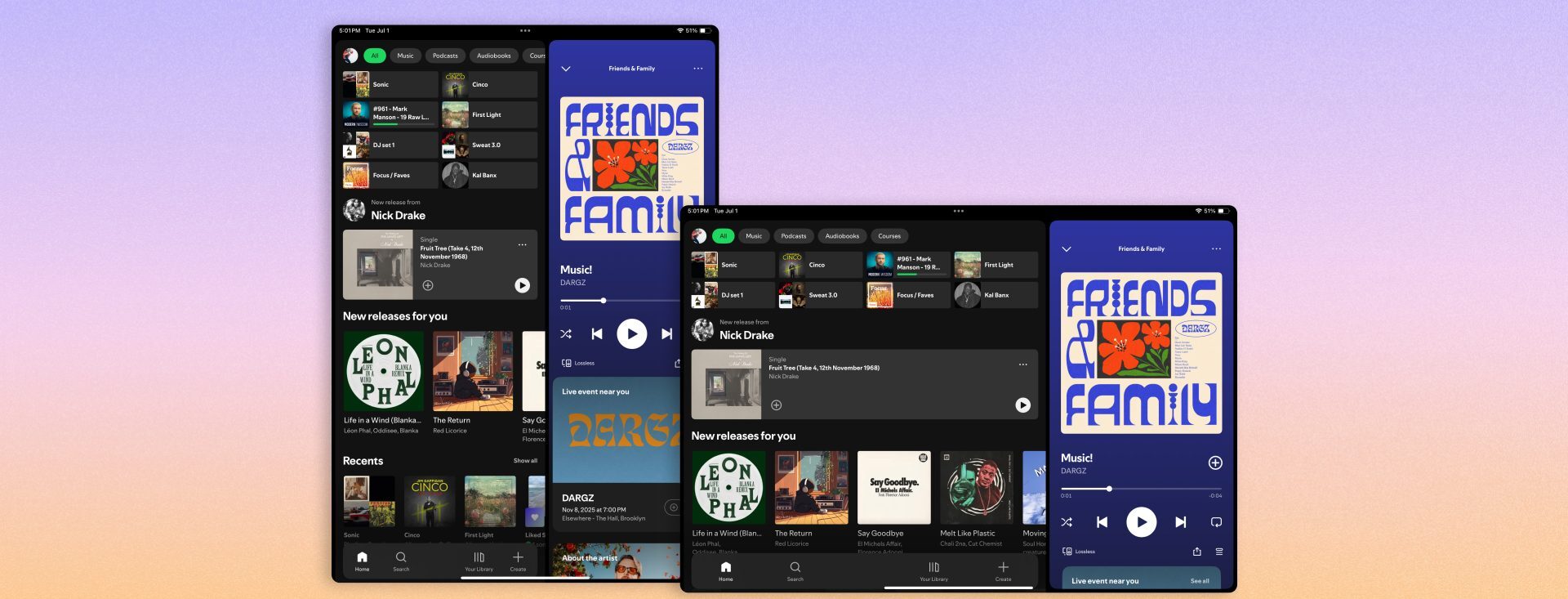 Spotify Unveils Redesigned Tablet Interface For Android And IPads ...